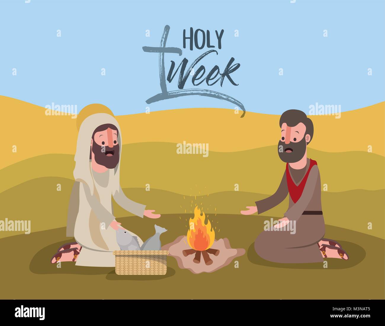holy week biblical scene Stock Vector Image & Art - Alamy