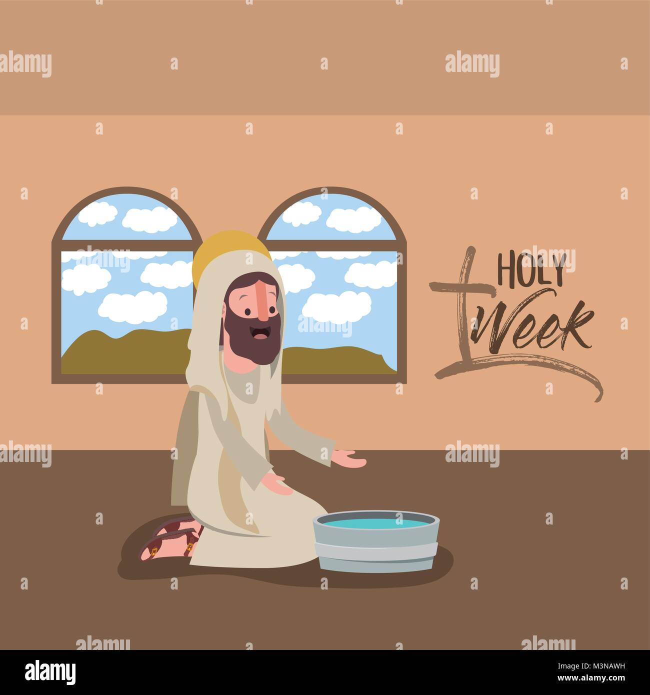 holy week biblical scene Stock Vector Image & Art - Alamy