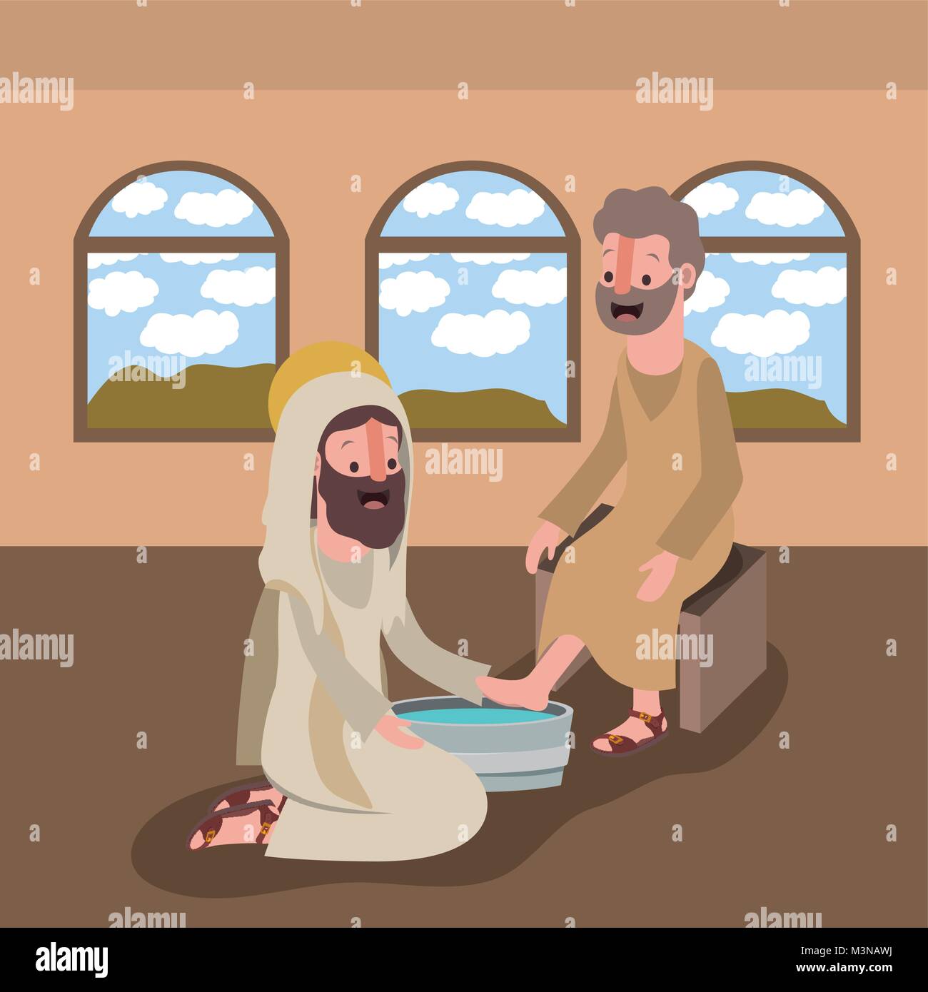 holy week biblical scene Stock Vector Image & Art - Alamy