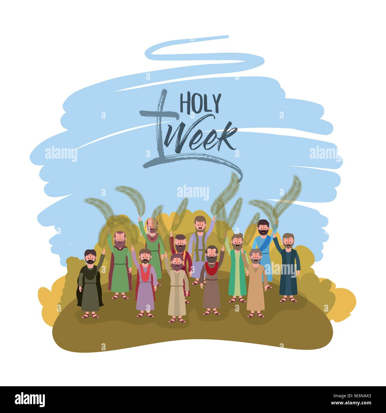 holy week biblical scene Stock Vector Image & Art - Alamy
