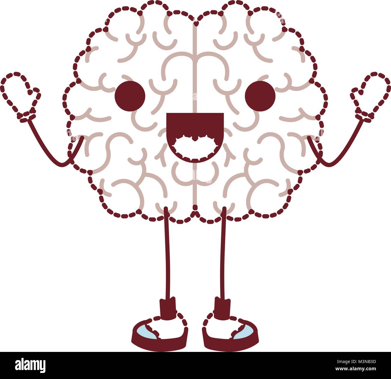 comic brain kawaii character Stock Vector Image & Art - Alamy
