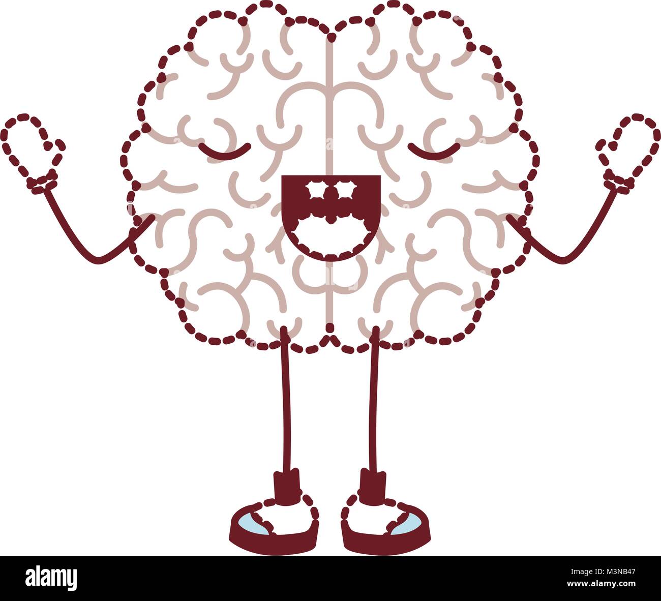 comic brain kawaii character Stock Vector Image & Art - Alamy