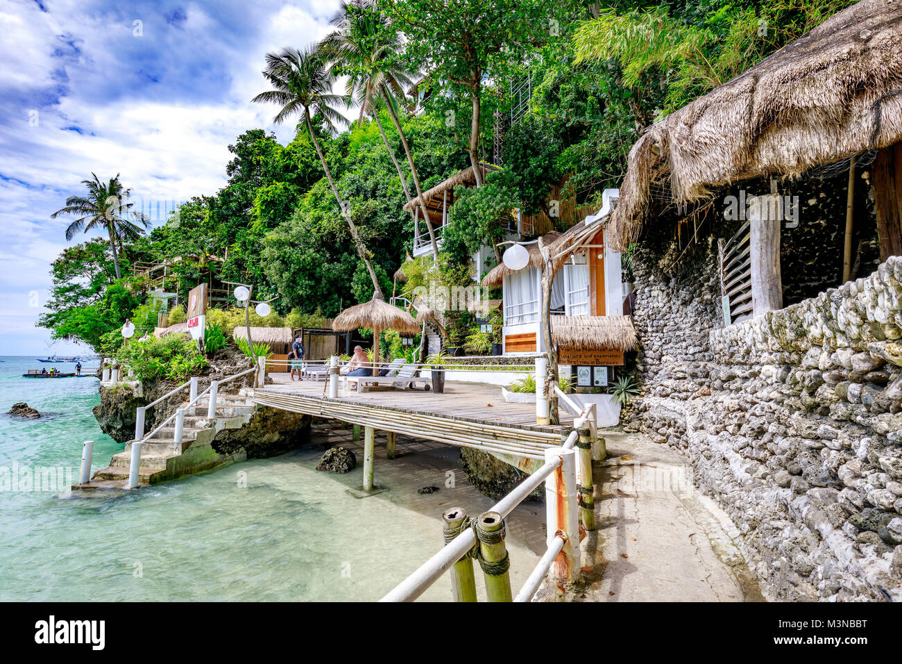 Boracay, Philippines - Nov 18, 2017 : Sea Front Nami Resort Boracay ...