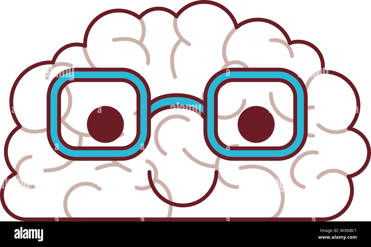 comic brain kawaii character Stock Vector Image & Art - Alamy