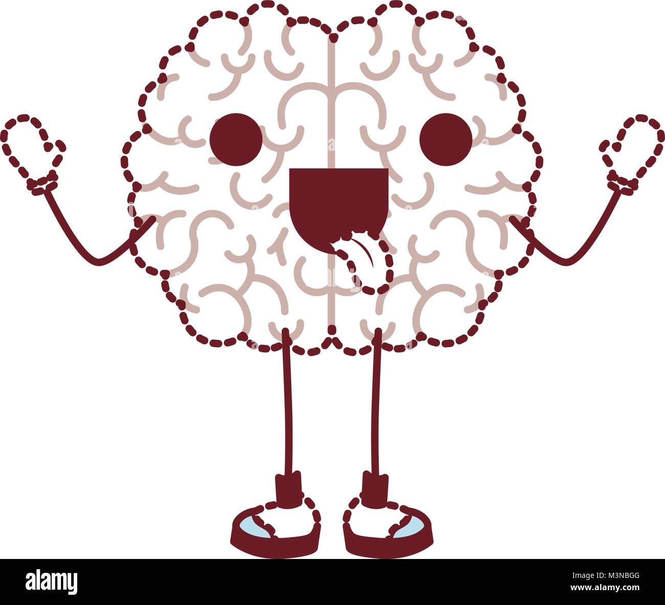 comic brain kawaii character Stock Vector Image & Art - Alamy