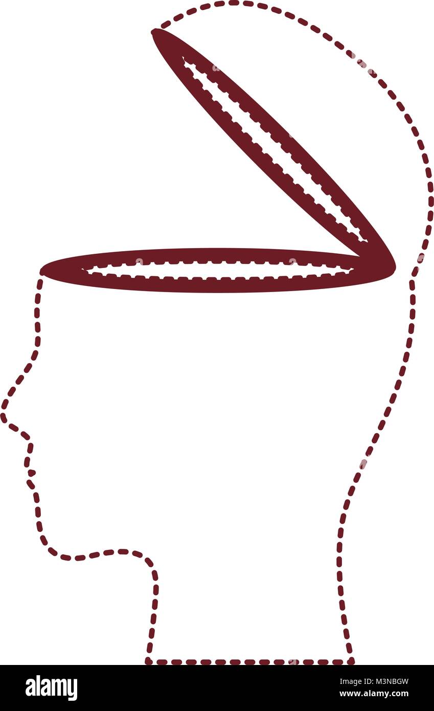 profile human with open mind Stock Vector Image & Art - Alamy