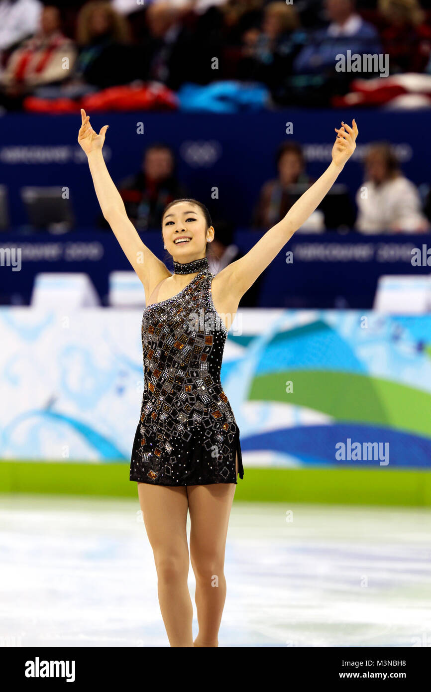 Yu Na Kim of Korea performs during the Women's Short Program of the ...