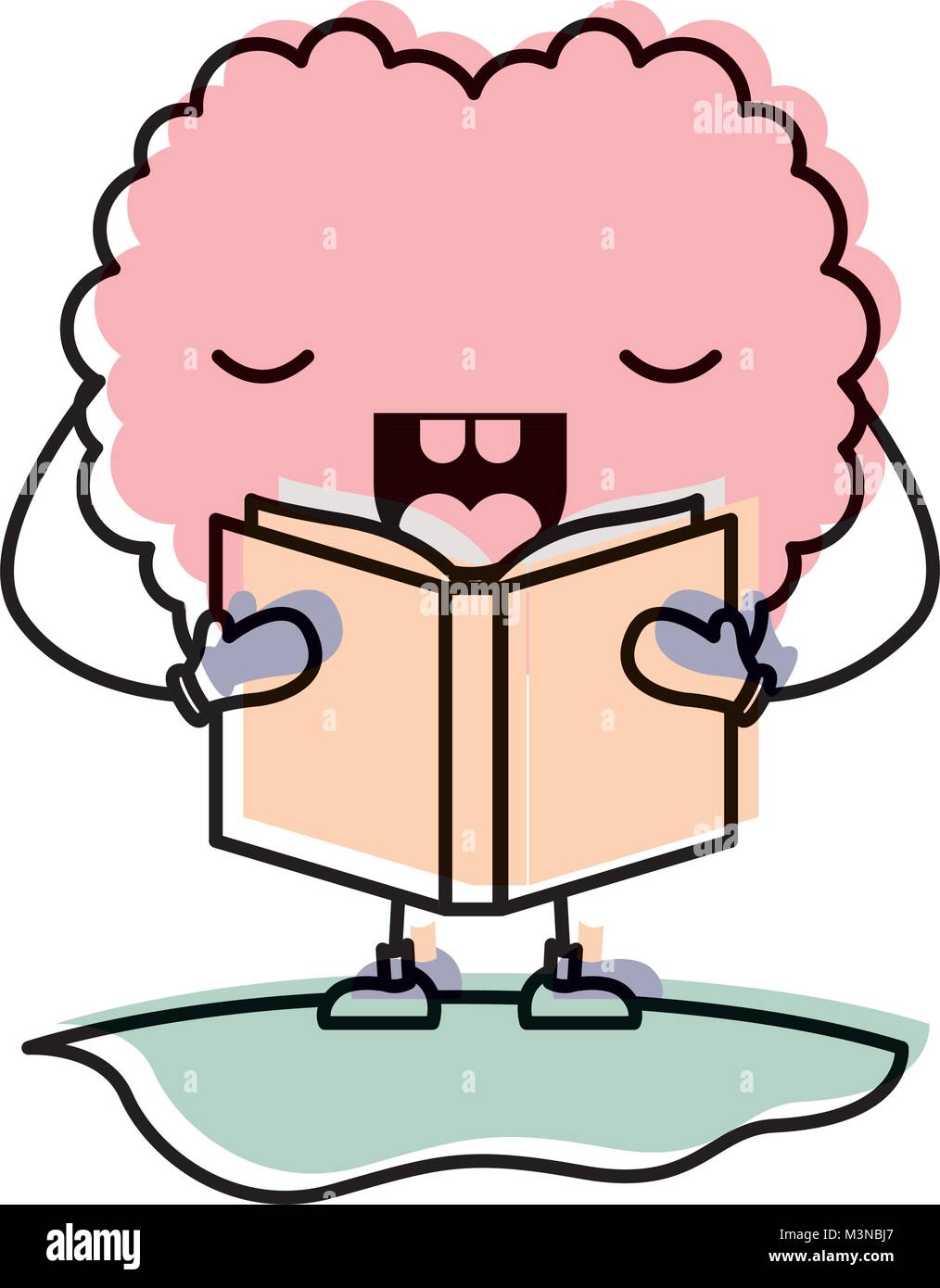 Book kawaii hi-res stock photography and images - Alamy