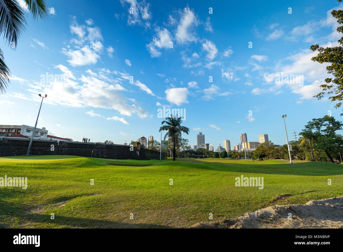 Manila, Philippines - Feb 4, 2018 : Part of the Intramuros Golf Club in ...