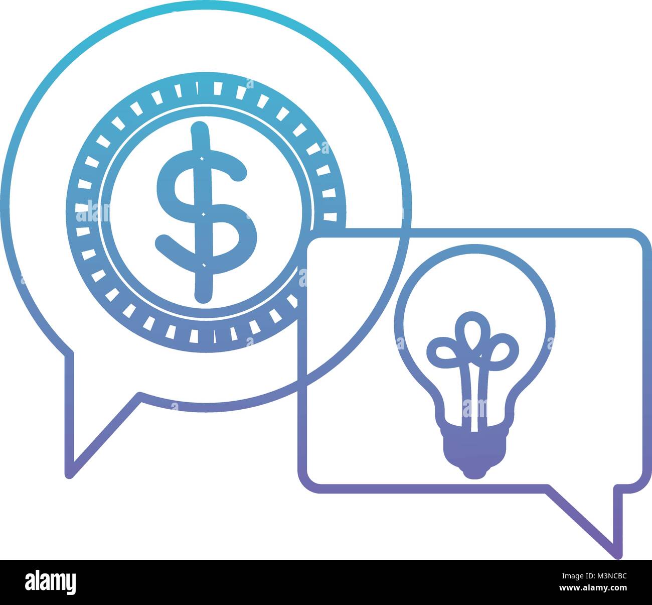 Money symbol bubbles Stock Vector Images - Alamy