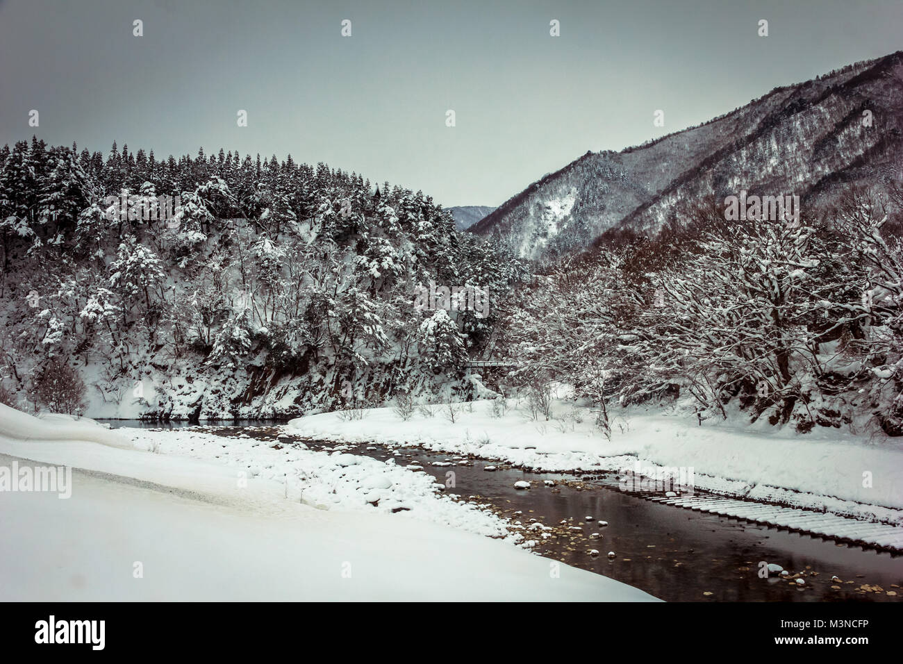 Japan river curve hi-res stock photography and images - Alamy