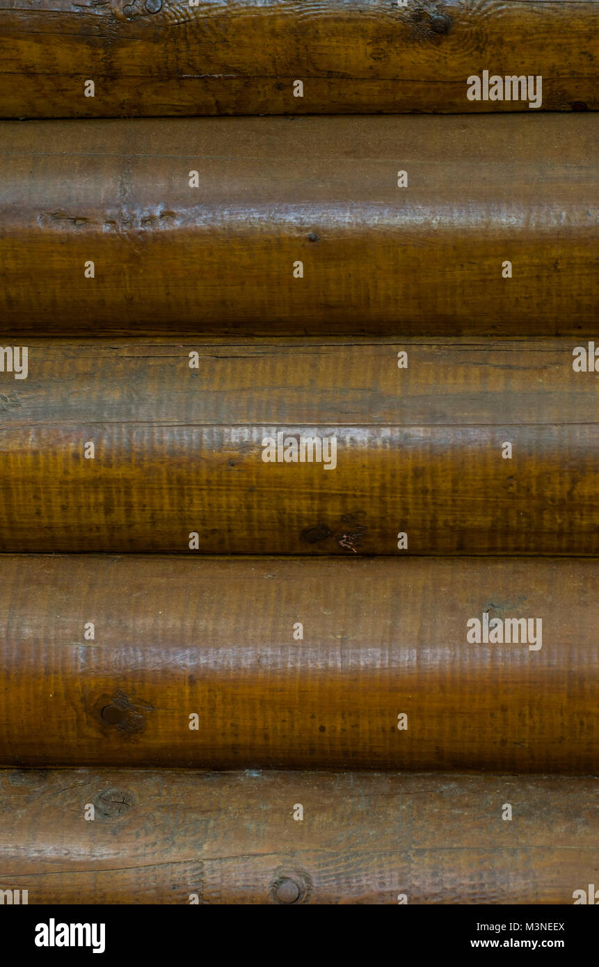 Wall of an old log house - Log house texture as a grunge background ...