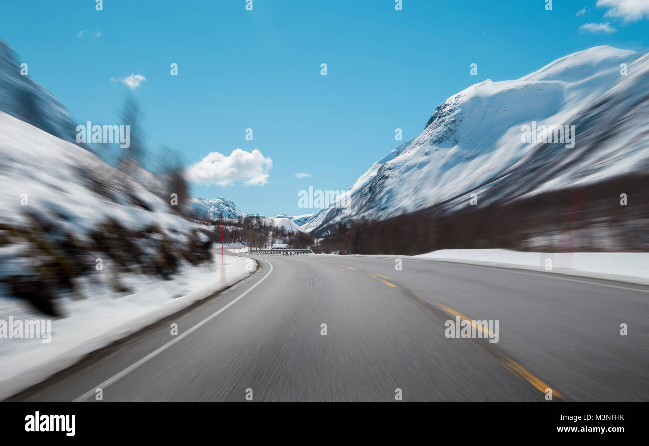 Tortuous mountain road hi-res stock photography and images - Alamy