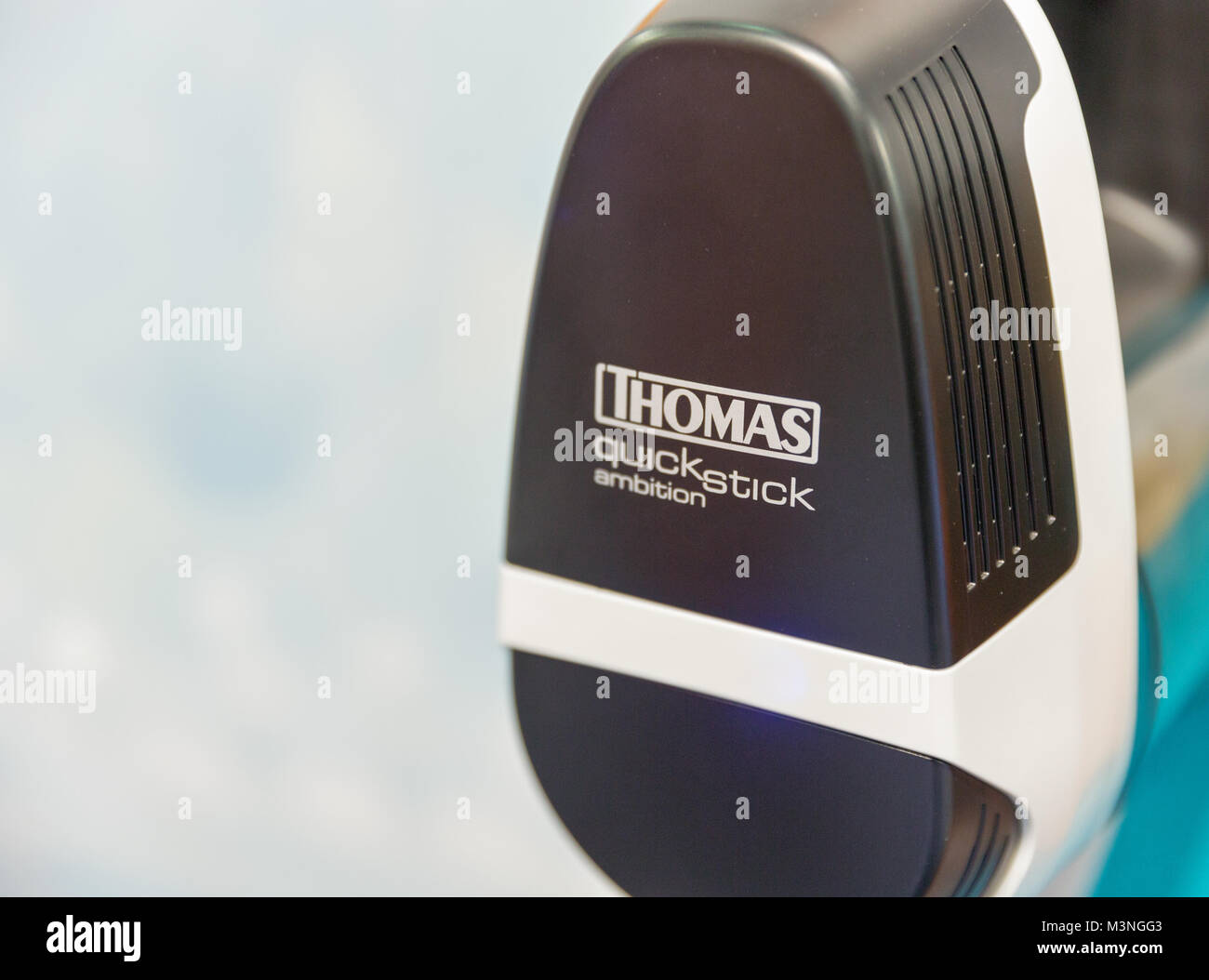 KIEV, UKRAINE - OCTOBER 07, 2017: Thomas Quick Stick Ambition vacuum ...