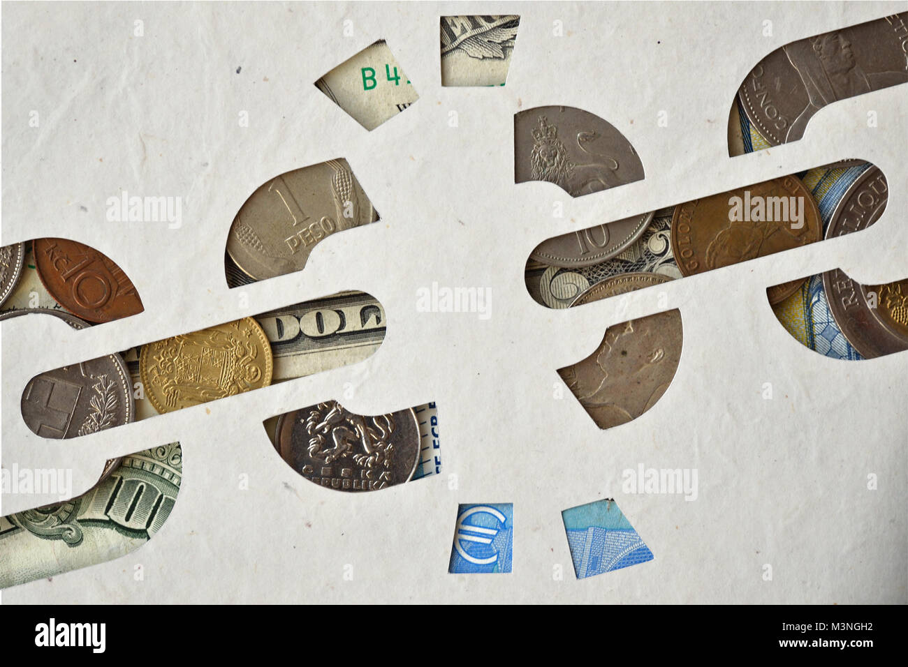 Slave of money cut out cut out hi-res stock photography and images - Alamy