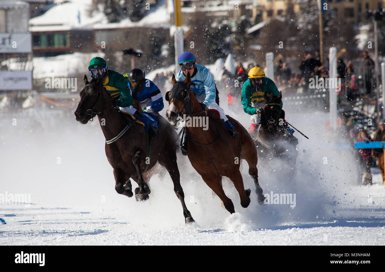 St moritz horse jockey hi-res stock photography and images - Alamy