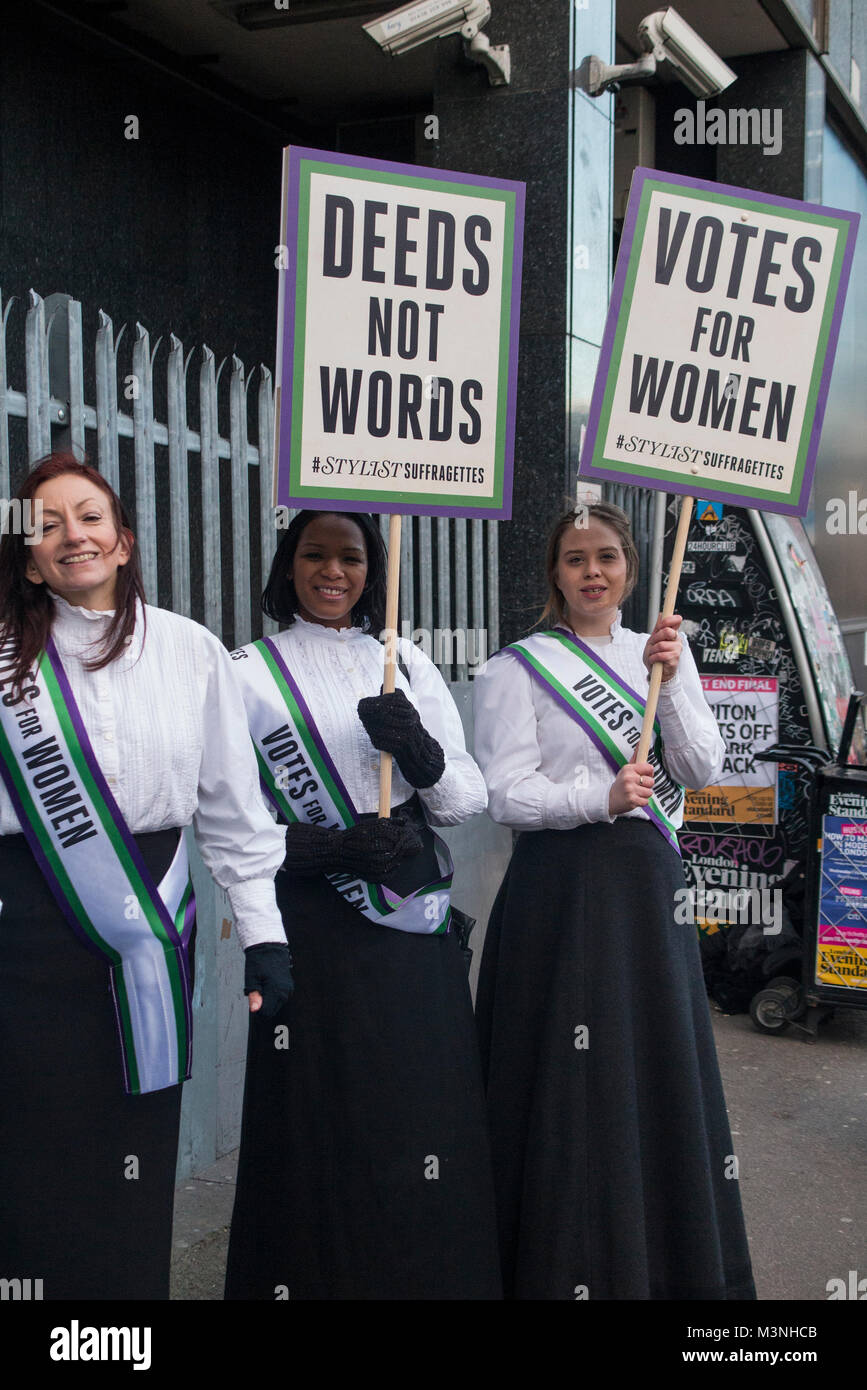 Suffragette Demonstration In London High Resolution Stock Photography ...
