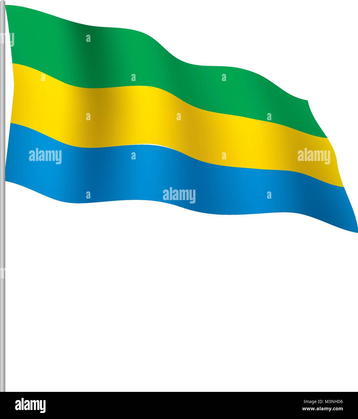 Gabon flag, vector illustration Stock Vector Image & Art - Alamy