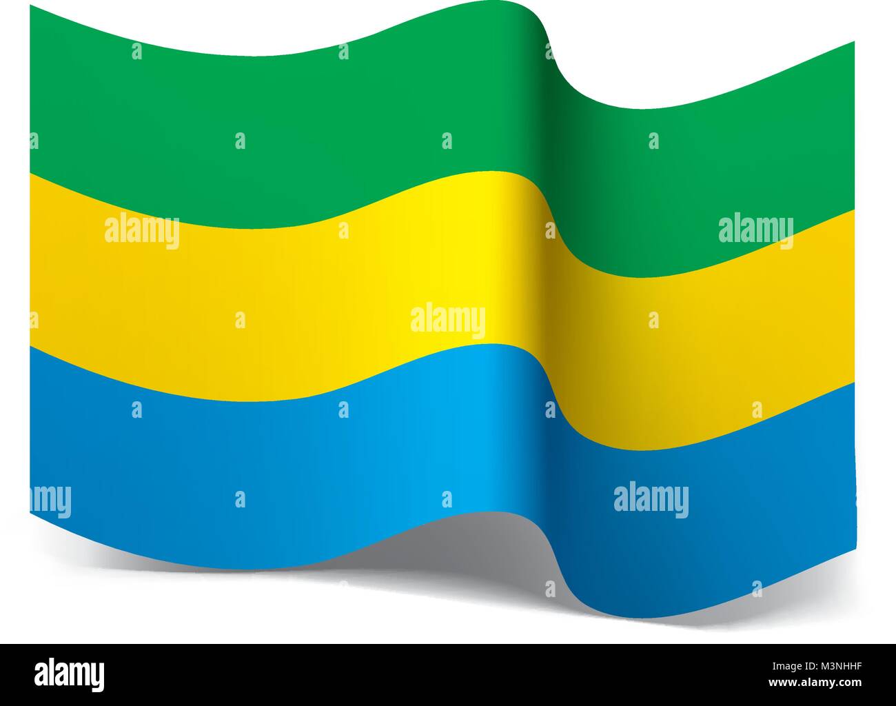 Gabon flag, vector illustration Stock Vector Image & Art - Alamy