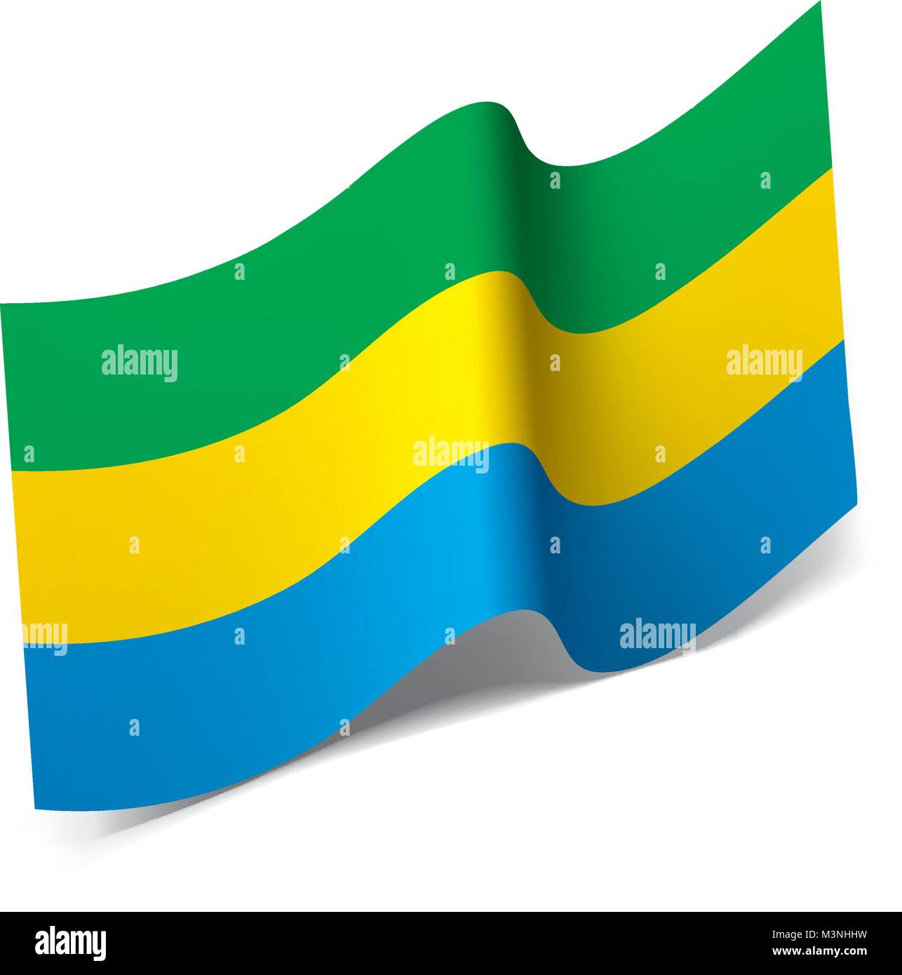 Gabon flag, vector illustration Stock Vector Image & Art - Alamy
