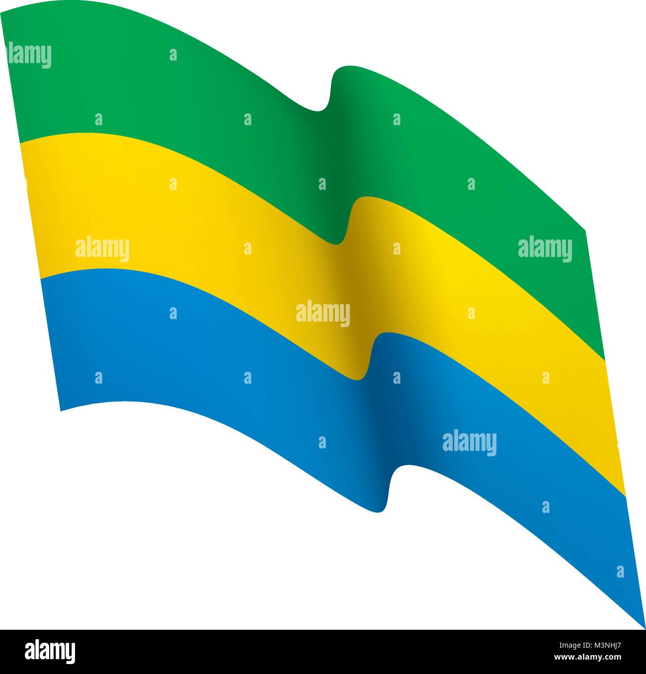 Gabon flag, vector illustration Stock Vector Image & Art - Alamy