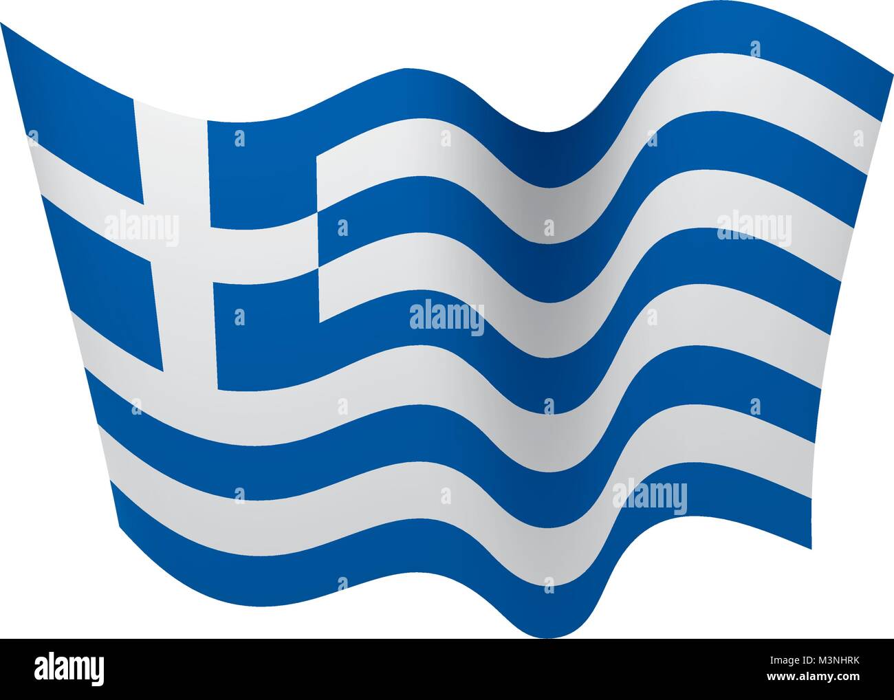 Greece flag, vector illustration Stock Vector Image & Art - Alamy