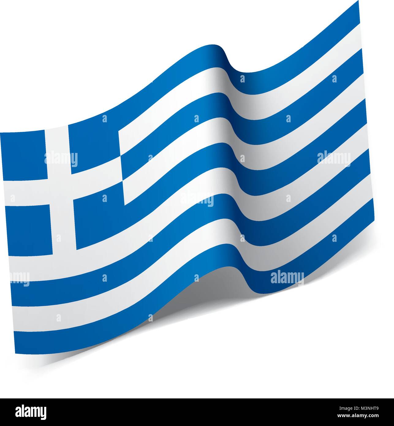 Greece flag, vector illustration Stock Vector Image & Art - Alamy