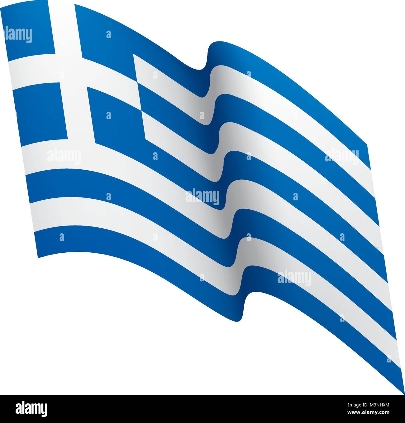 Greece flag, vector illustration Stock Vector Image & Art - Alamy