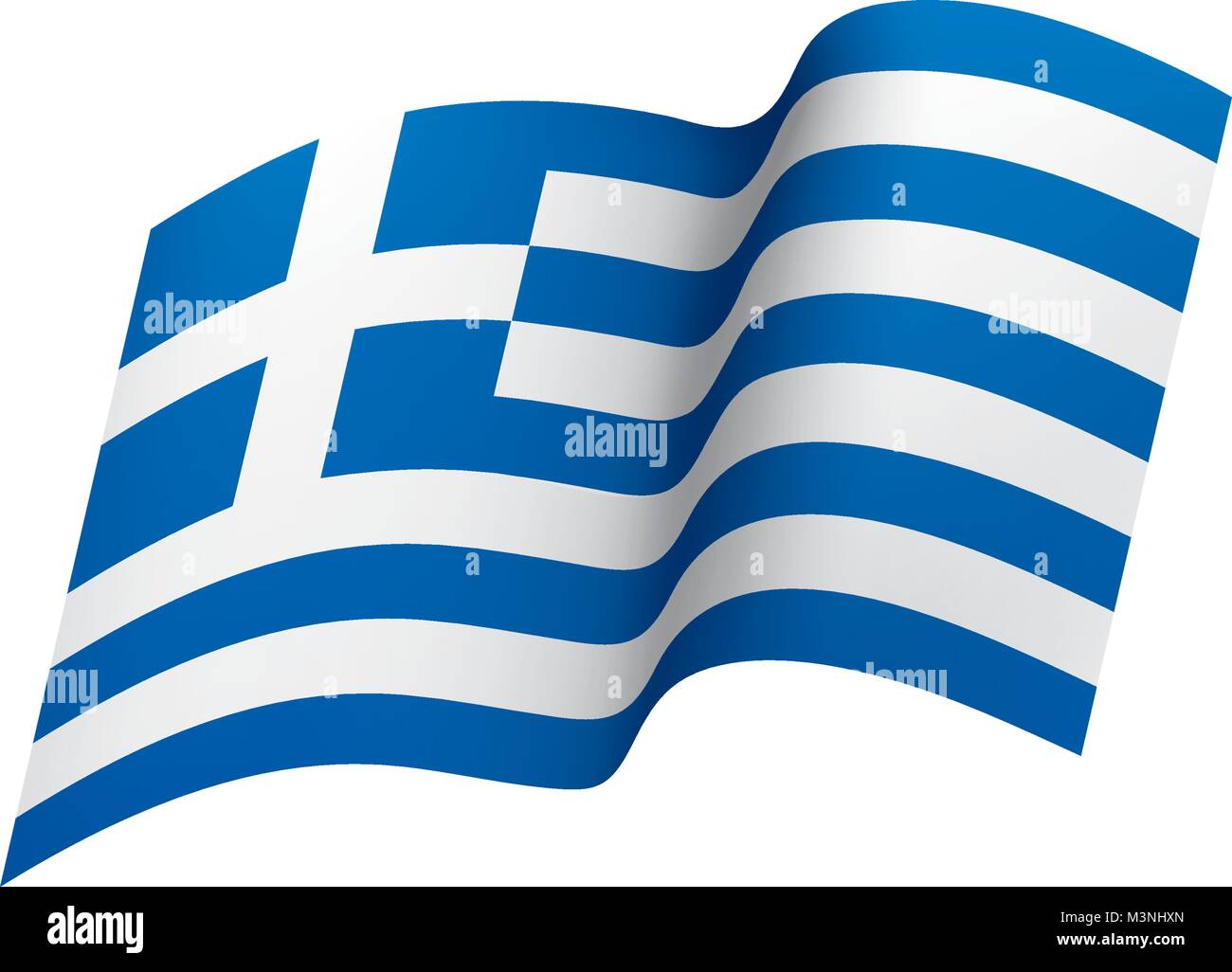Greece flag, vector illustration Stock Vector Image & Art - Alamy