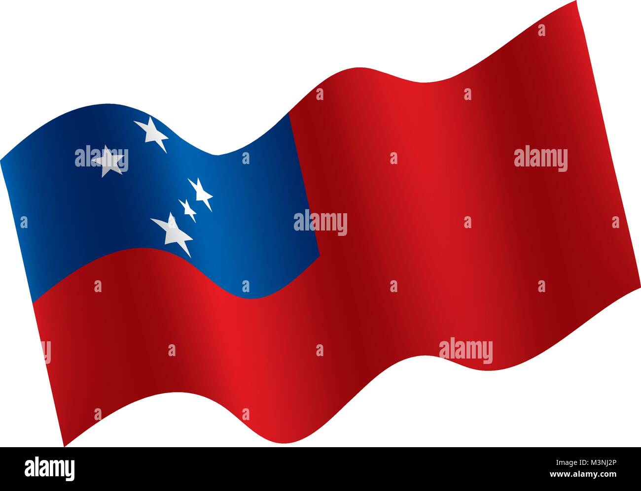 Samoa flag, vector illustration Stock Vector Image & Art - Alamy