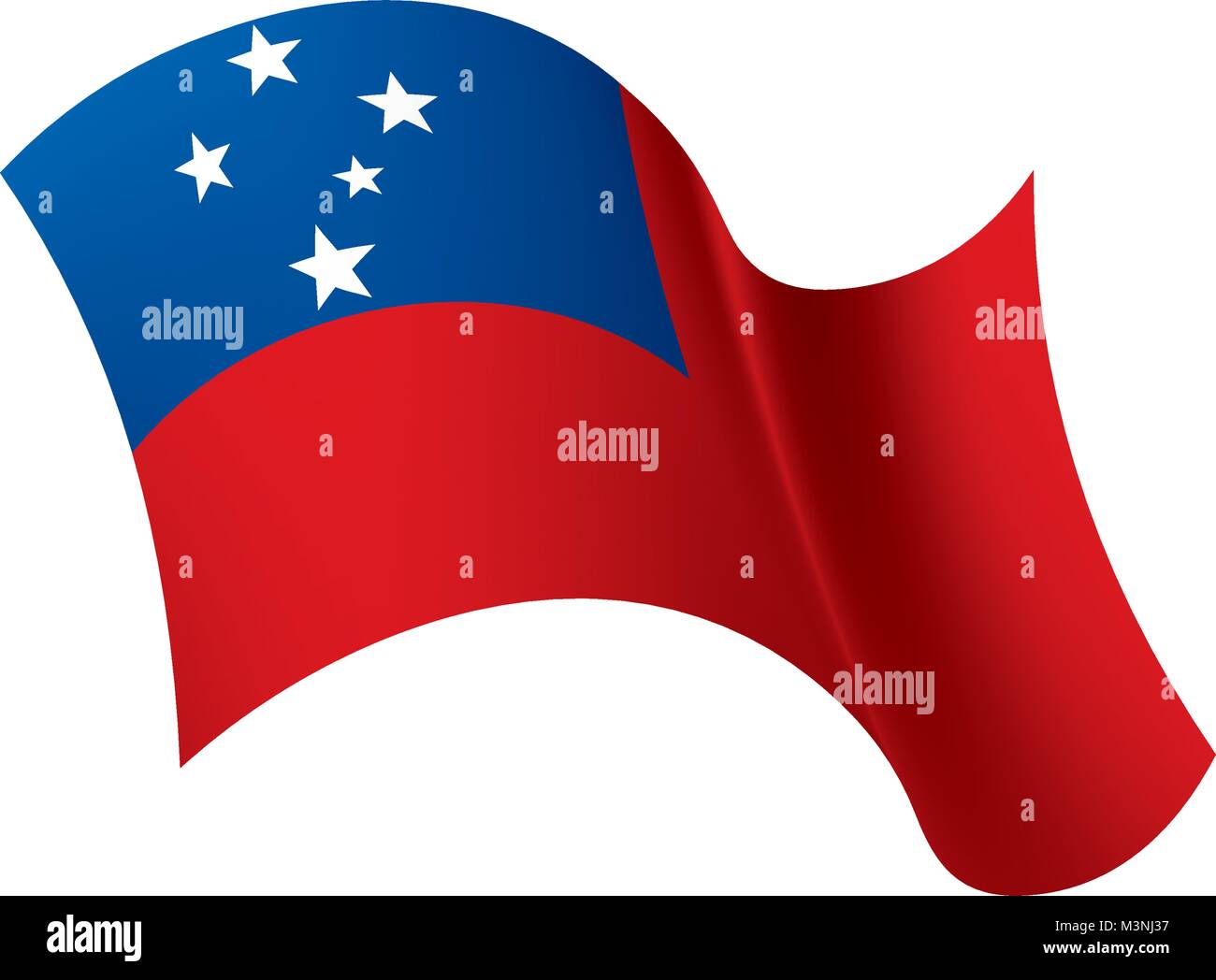 Samoa flag, vector illustration Stock Vector Image & Art - Alamy