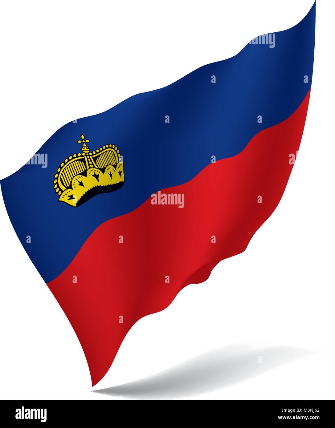 liechtenstein flag, vector illustration Stock Vector Image & Art - Alamy