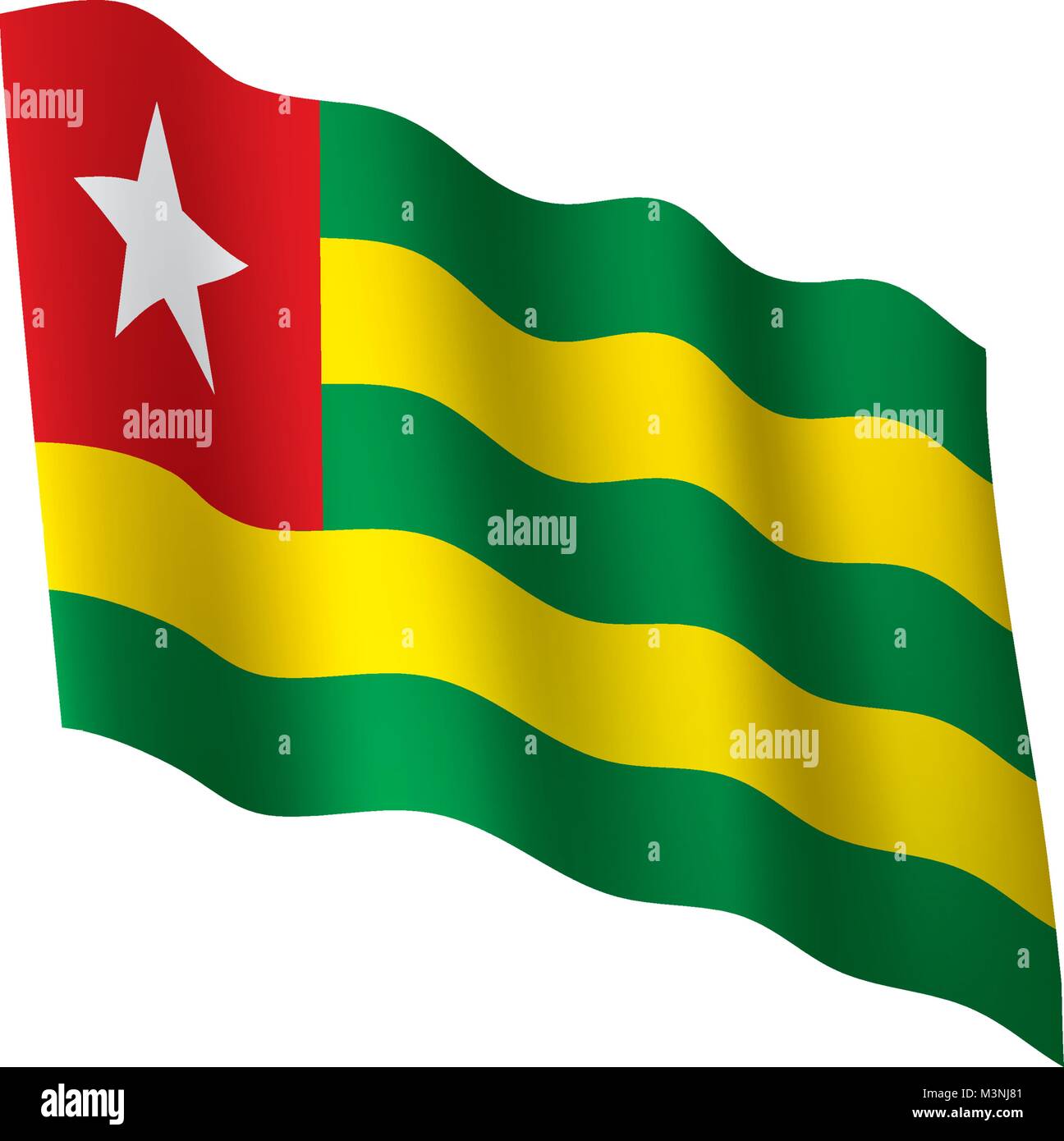 togo flag, vector illustration Stock Vector Image & Art - Alamy