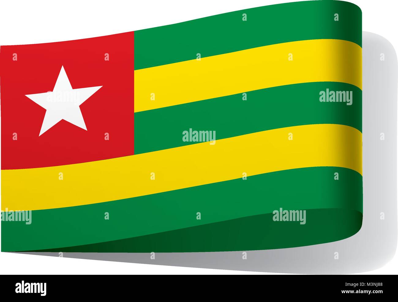 togo flag, vector illustration Stock Vector Image & Art - Alamy