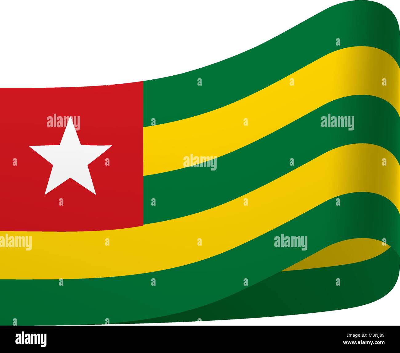 togo flag, vector illustration Stock Vector Image & Art - Alamy