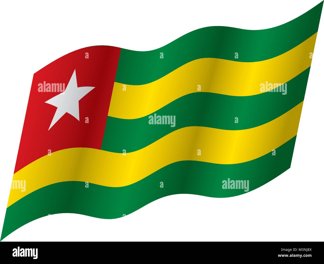 togo flag, vector illustration Stock Vector Image & Art - Alamy