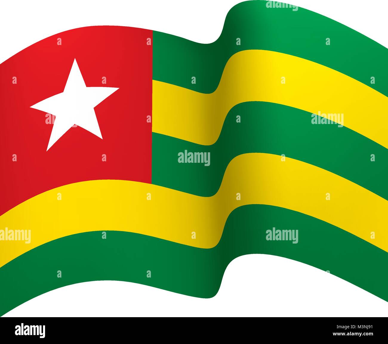 togo flag, vector illustration Stock Vector Image & Art - Alamy