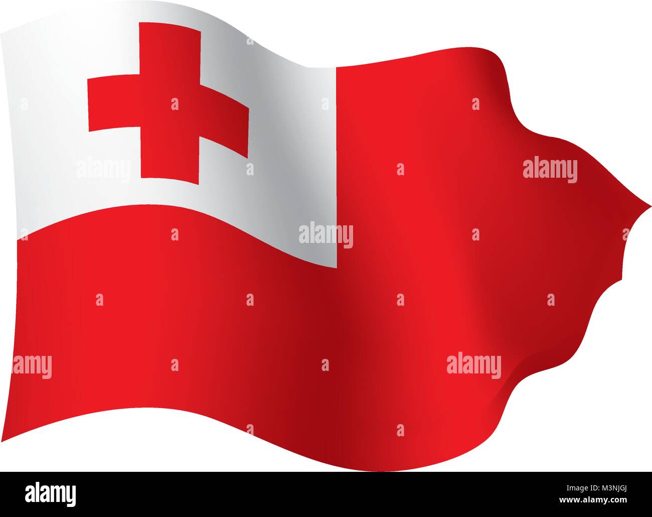 Tonga flag, vector illustration Stock Vector Image & Art - Alamy
