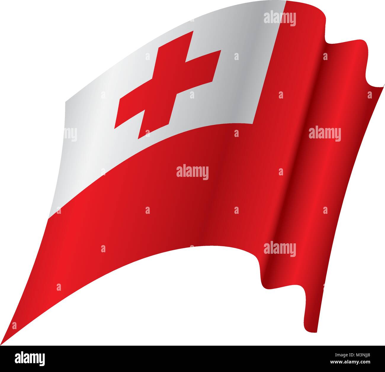 Tonga flag, vector illustration Stock Vector Image & Art - Alamy