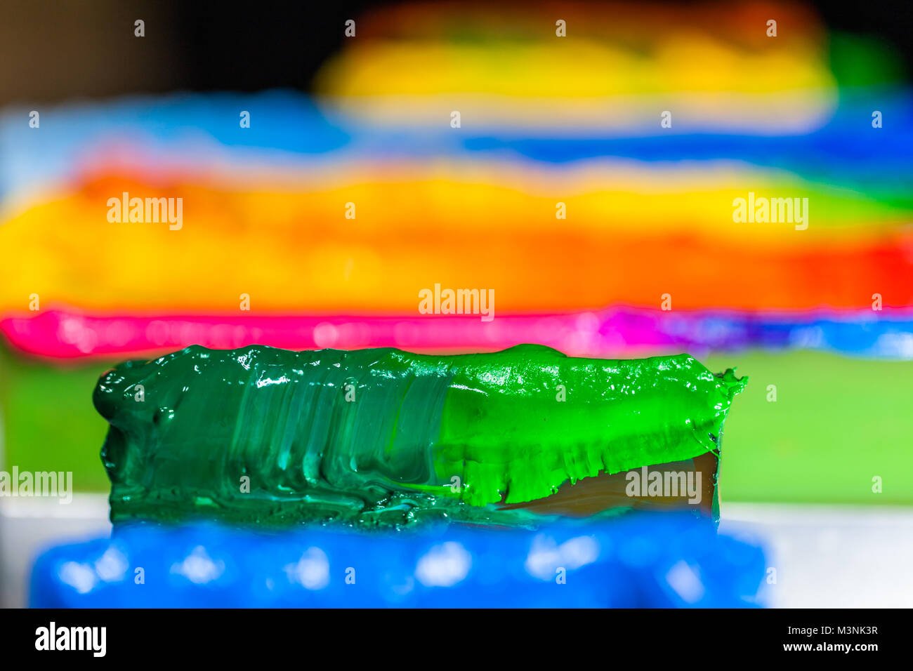 plastisol ink for print tee shirt on rubble handle. plastisol ink is ...