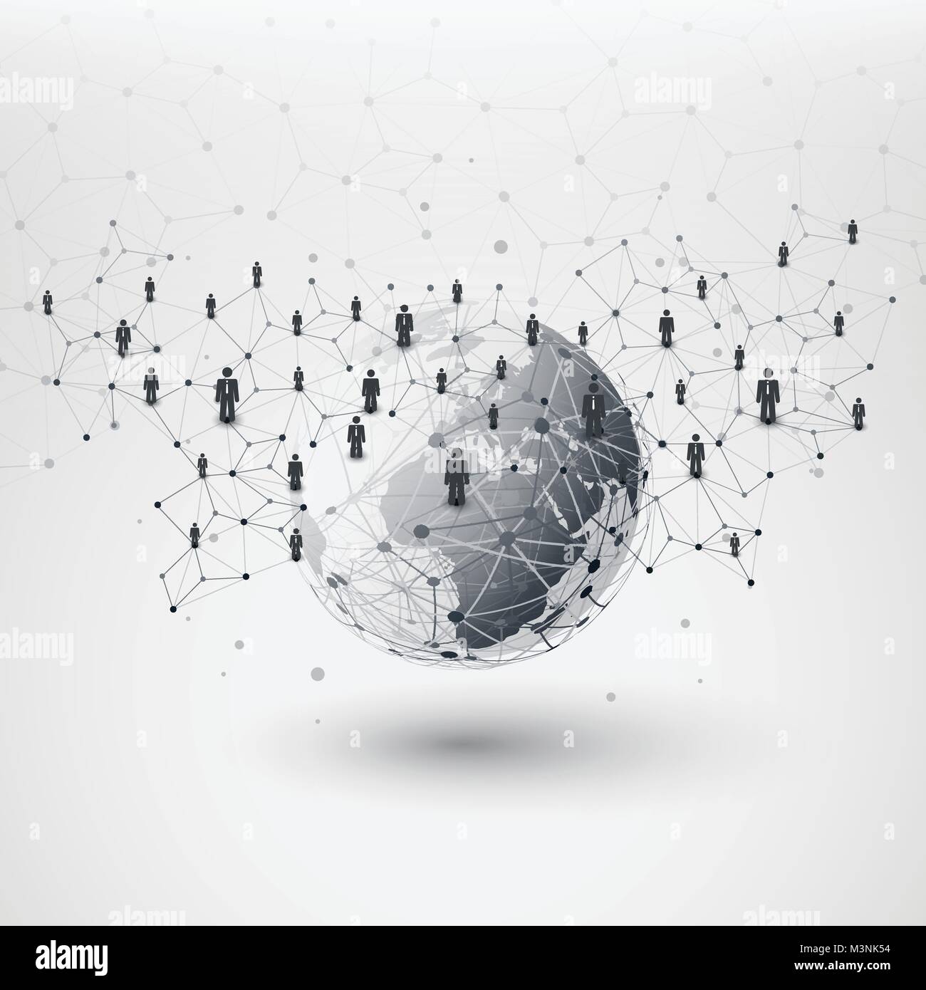 Networks - Business Connections - Social Media Concept Design ...