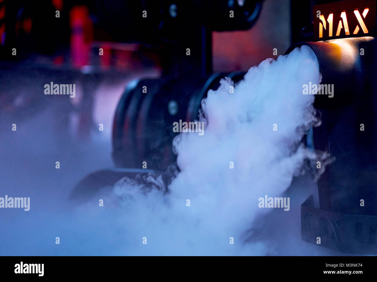 smoke from the chimney in the gym Stock Photo - Alamy