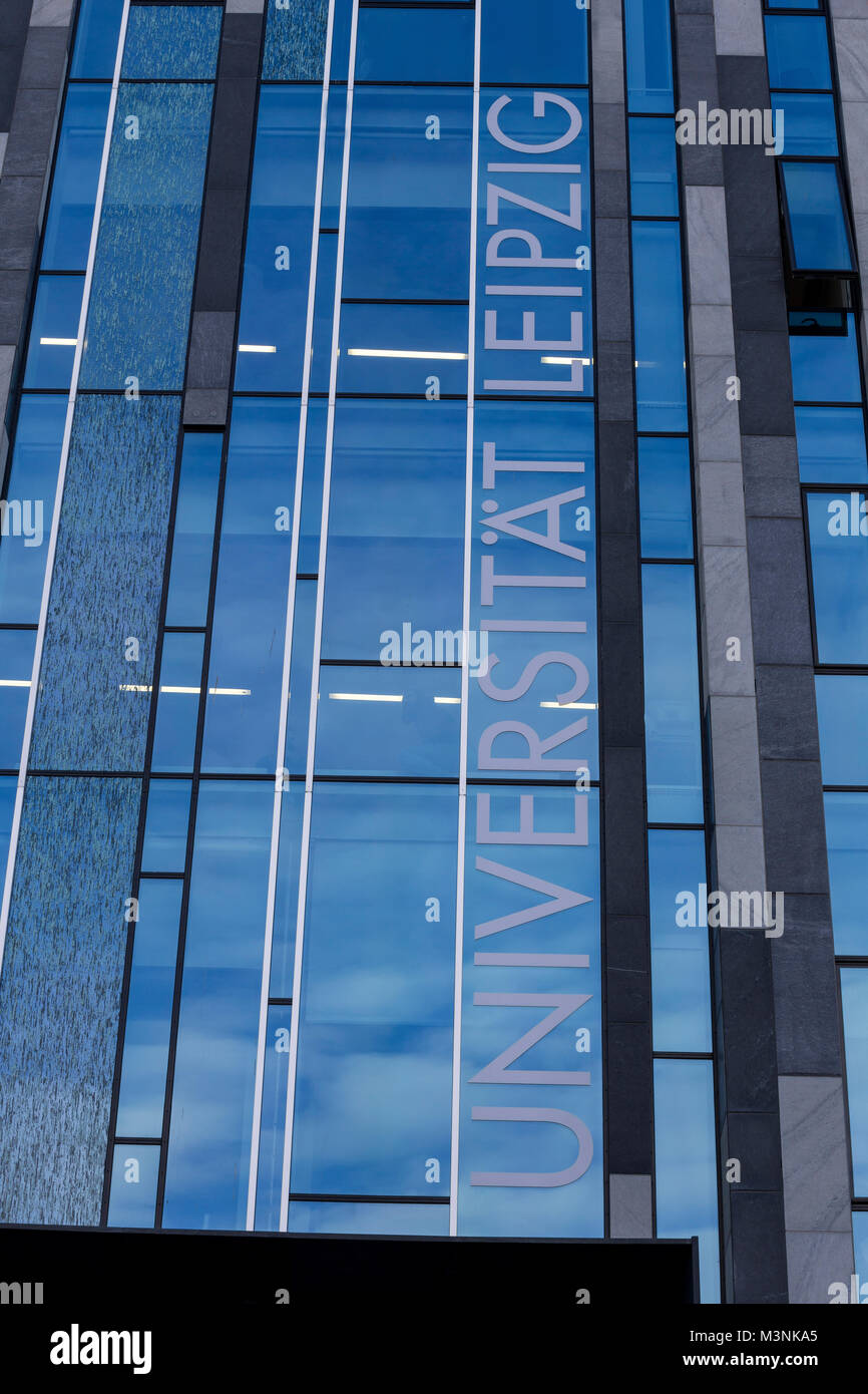 leipzig university sign germany Stock Photo - Alamy