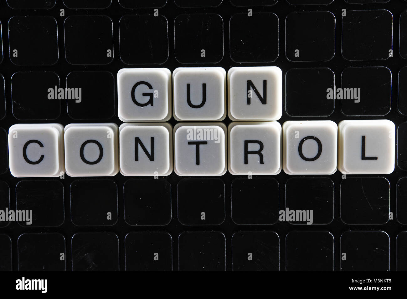 Gun control text word title caption label cover backdrop background ...