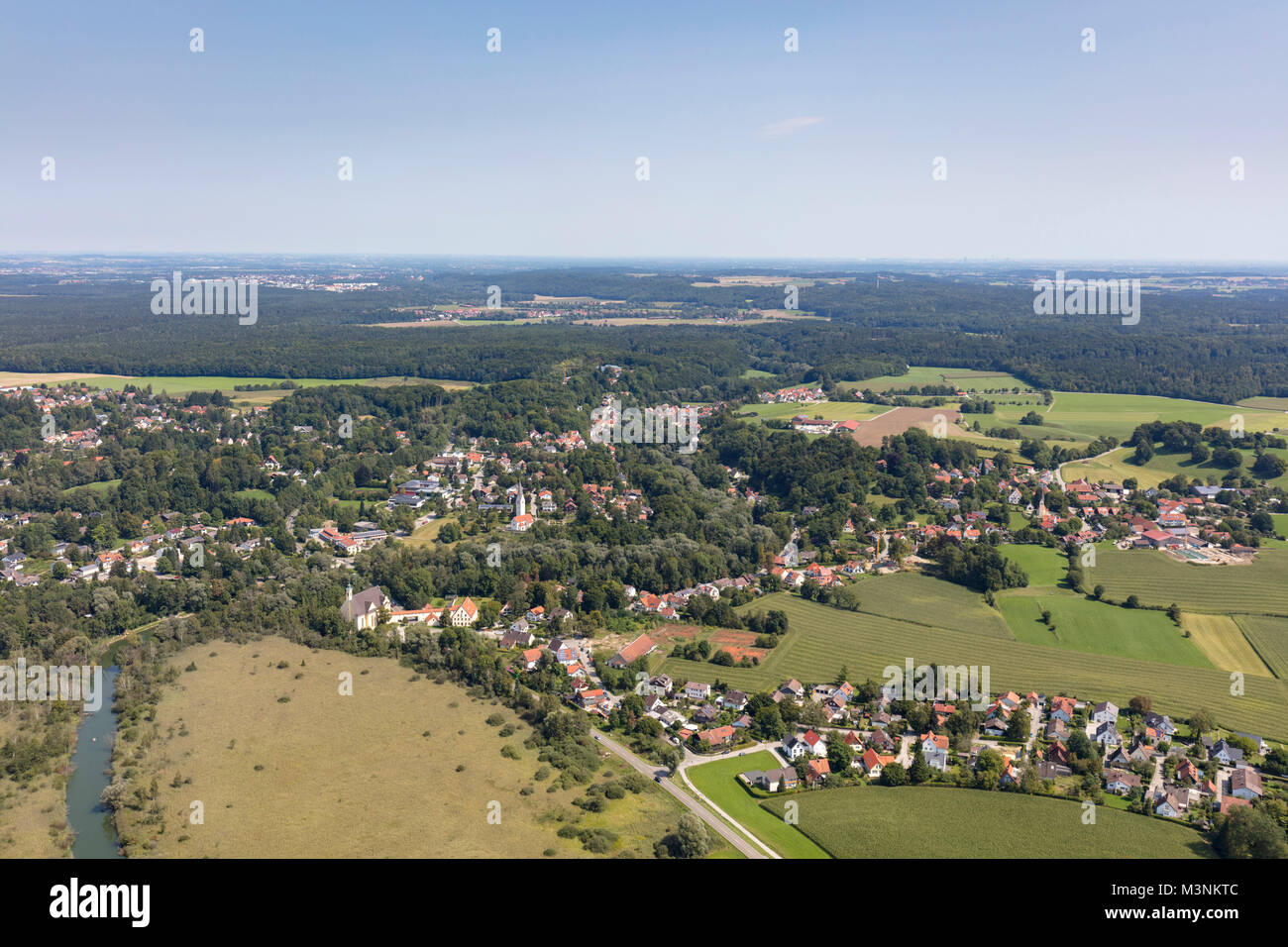 Aerial view of Bavaria, Germany Stock Photo - Alamy