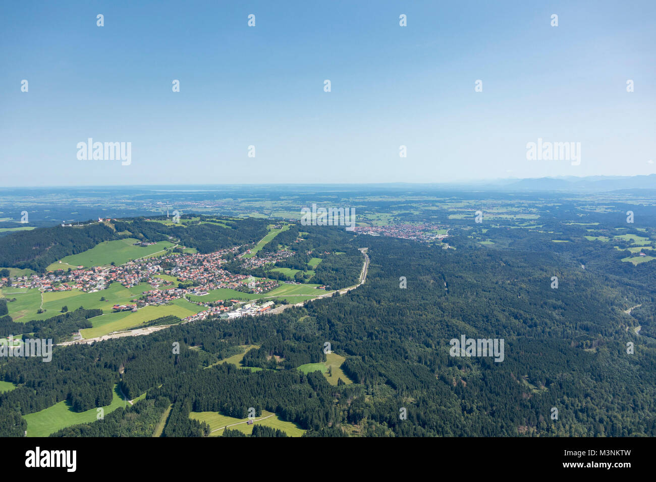 Aerial view of Bavaria, Germany Stock Photo - Alamy