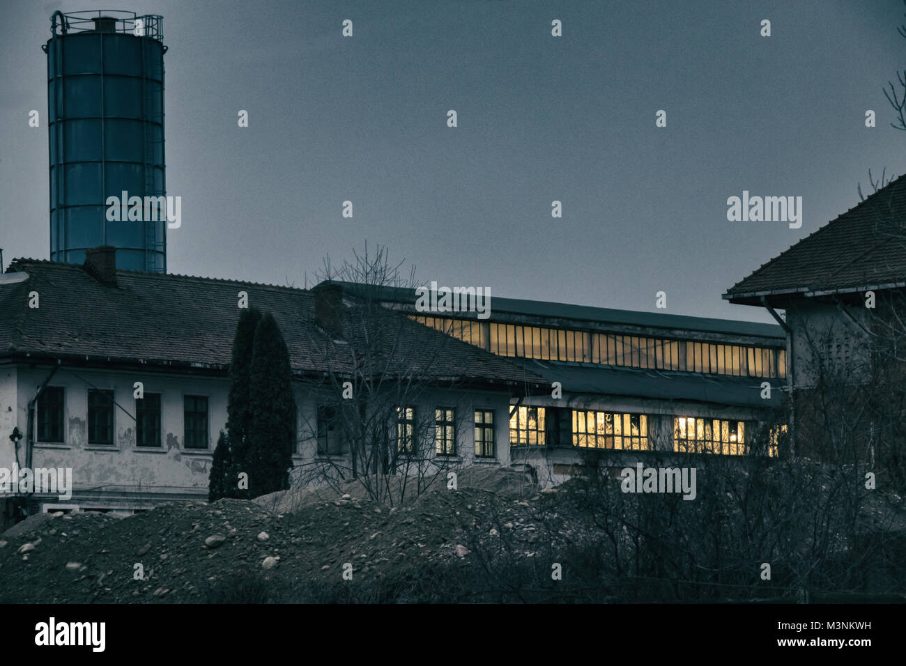 Old abandoned factory industrial complex hi-res stock photography and ...