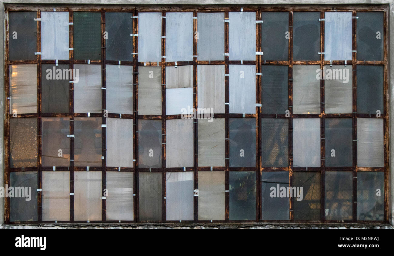 Industrial windows as textures background Stock Photo - Alamy