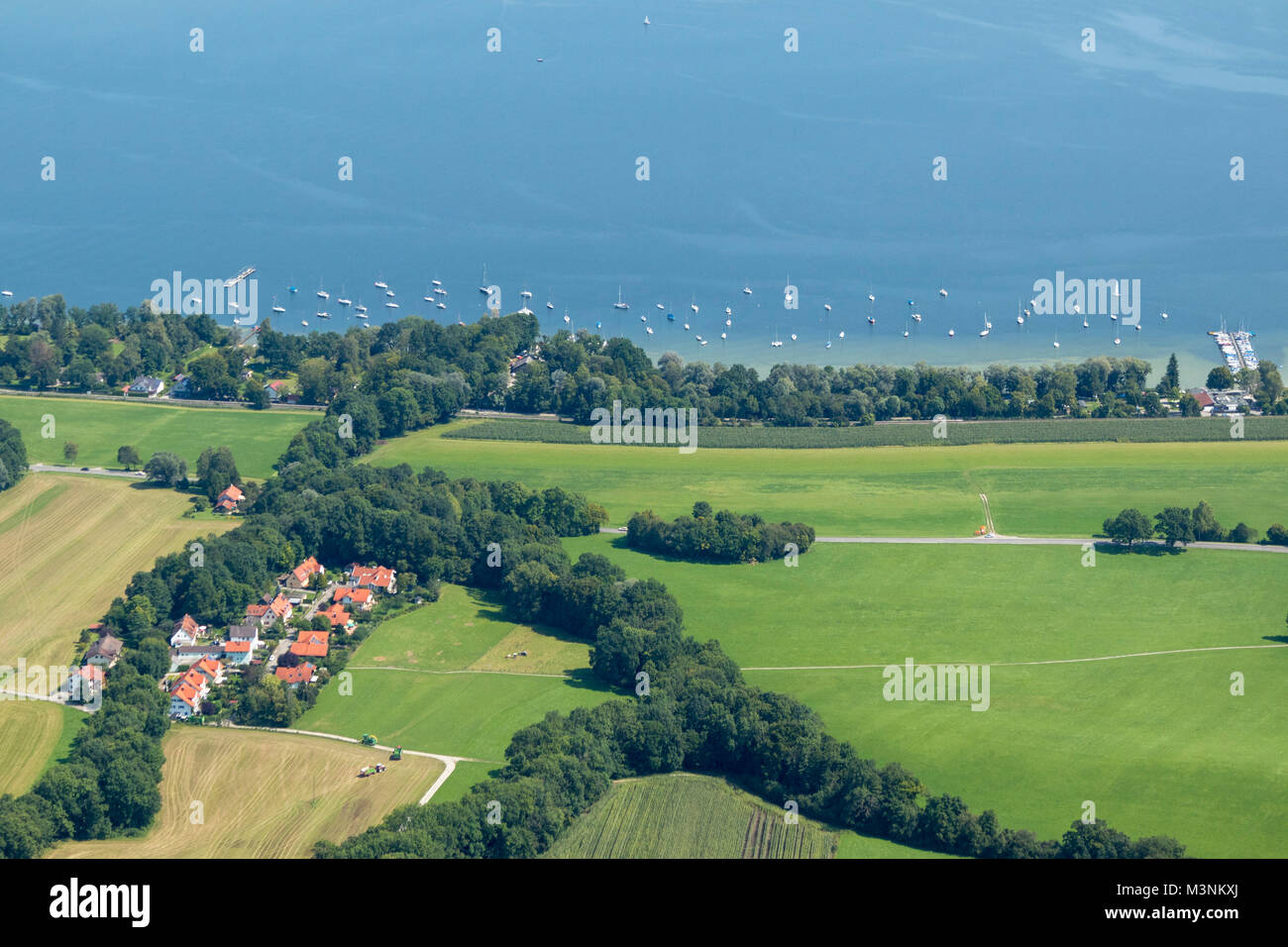 Aerial view of Bavaria, Germany Stock Photo - Alamy