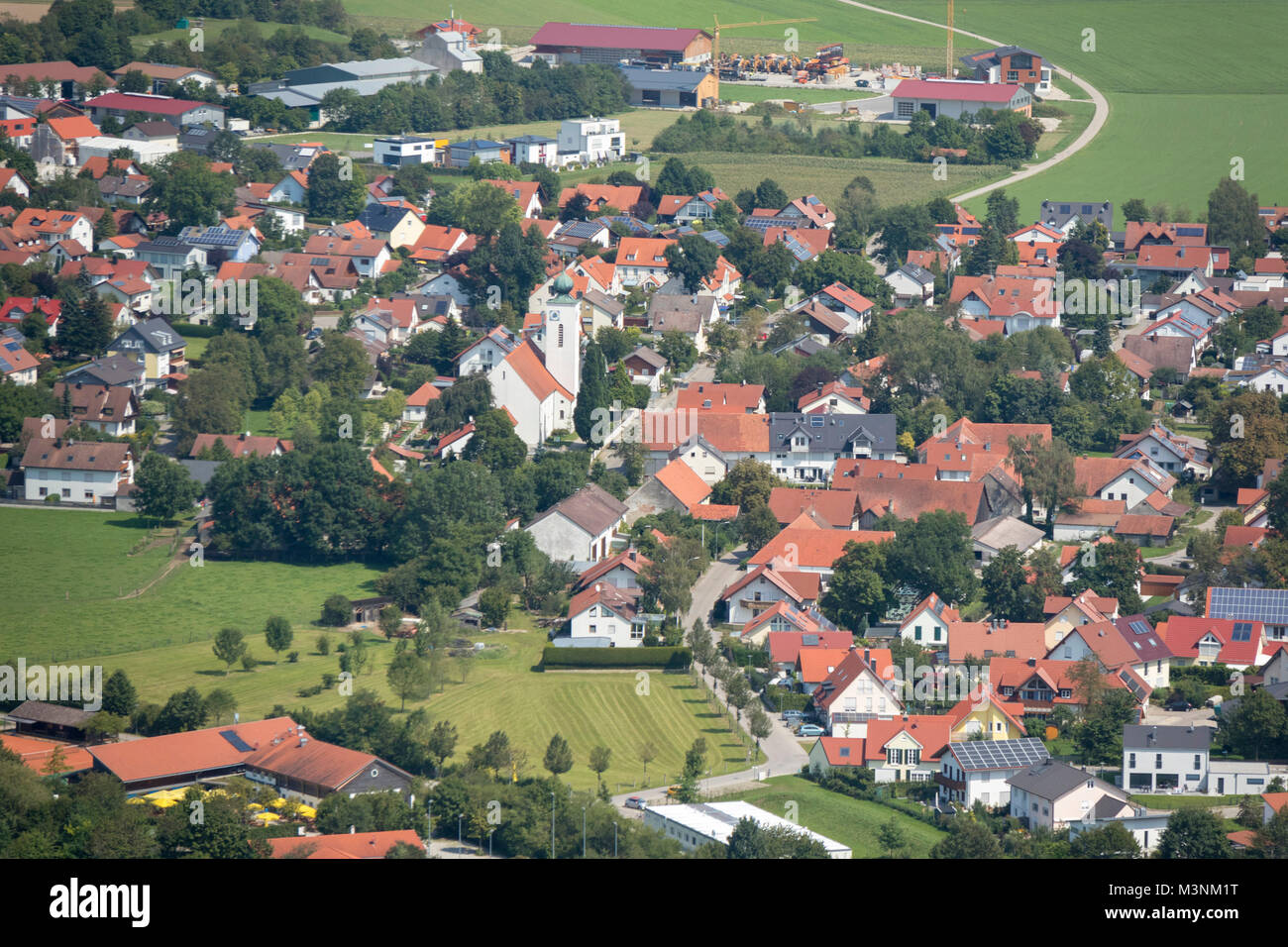 Aerial view of Bavaria, Germany Stock Photo - Alamy